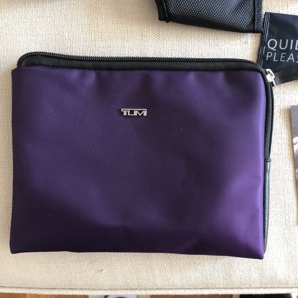Tumi | Bags | Tumi For Delta Unisex Purple Business Class Travel Kit ...